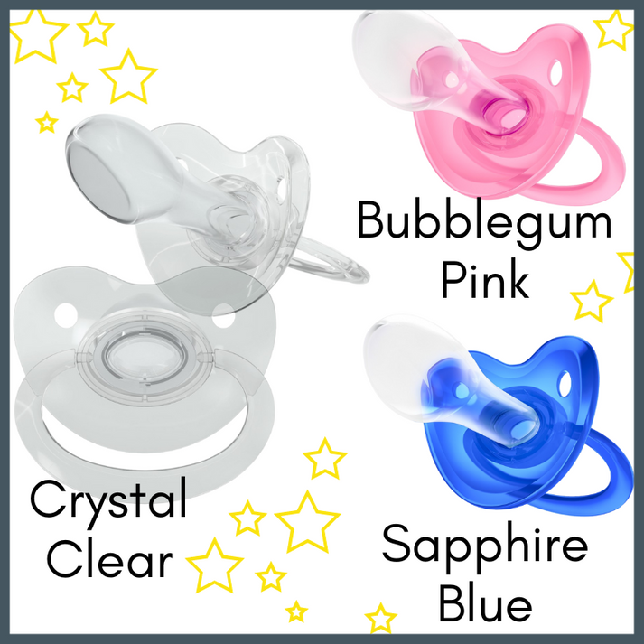 Fixx Adult CLEAR Pacifier Size 10 – Protex